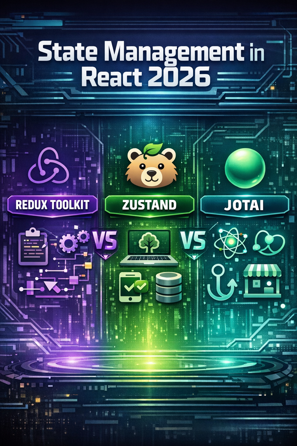 State Management in React 2026: Redux vs Zustand vs Jotai - TeachMeIDEA