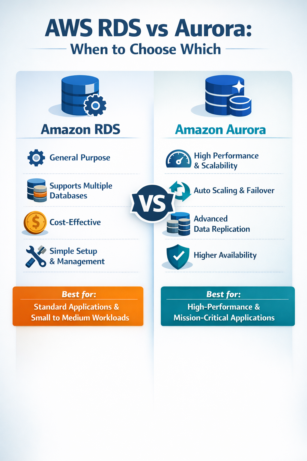 AWS RDS vs Aurora: When to Choose Which - TeachMeIDEA