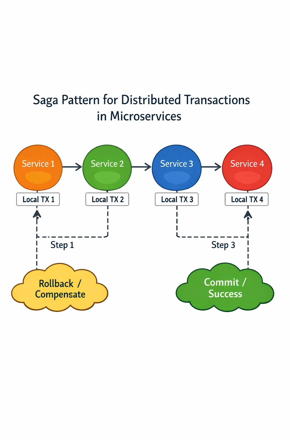 Saga Pattern: Distributed Transactions in Microservices - TeachMeIDEA